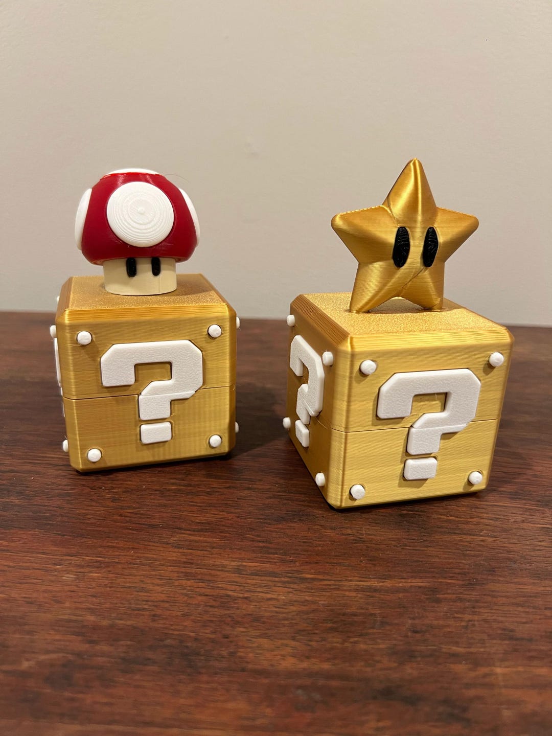 Nintendo Switch Game Card Holder Gold Question Cubes - Etsy