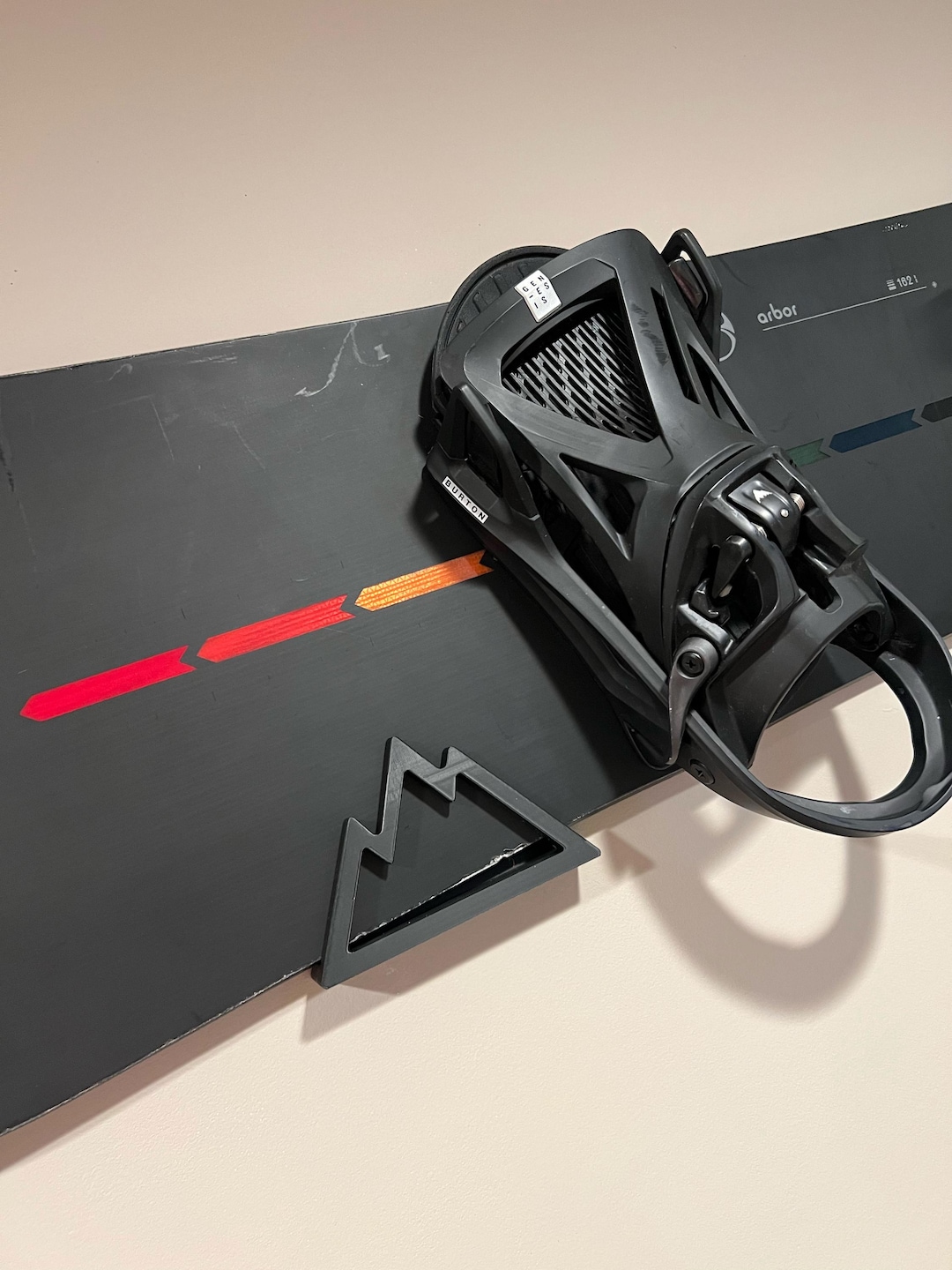 Snowboard Wall Mount - 3D Mountain - Etsy