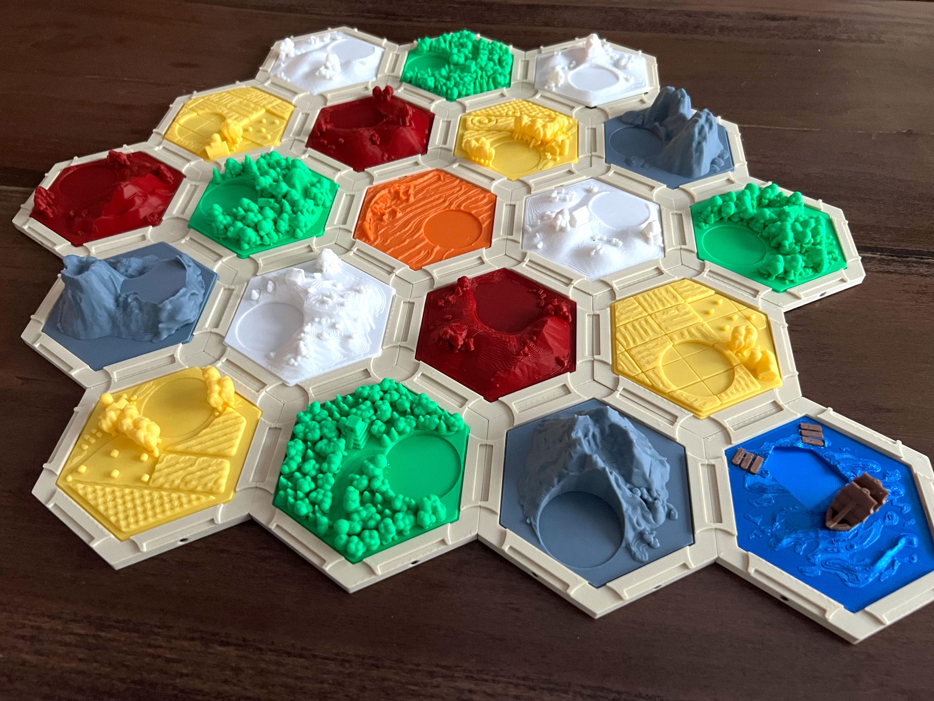 STL Files for 3D Catan Full Set With Magnetic Frames - Etsy