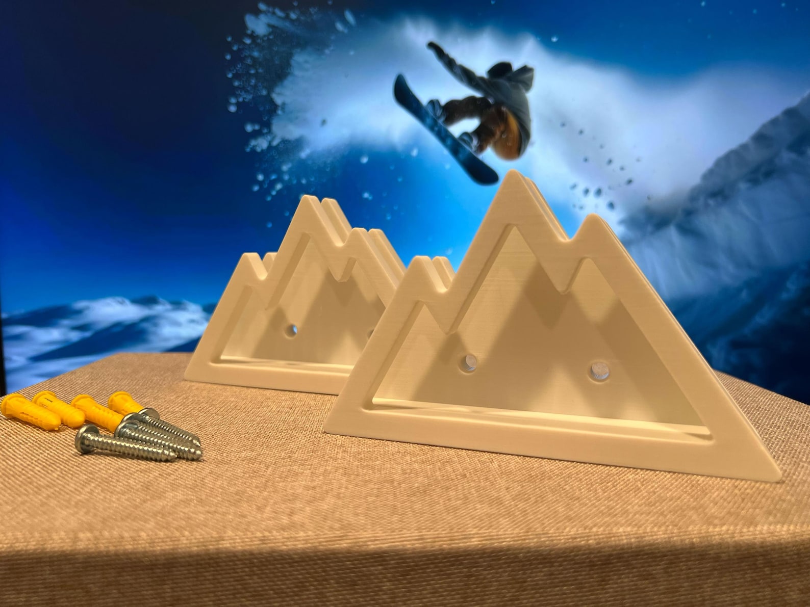 Snowboard Wall Mount STL File - Etsy