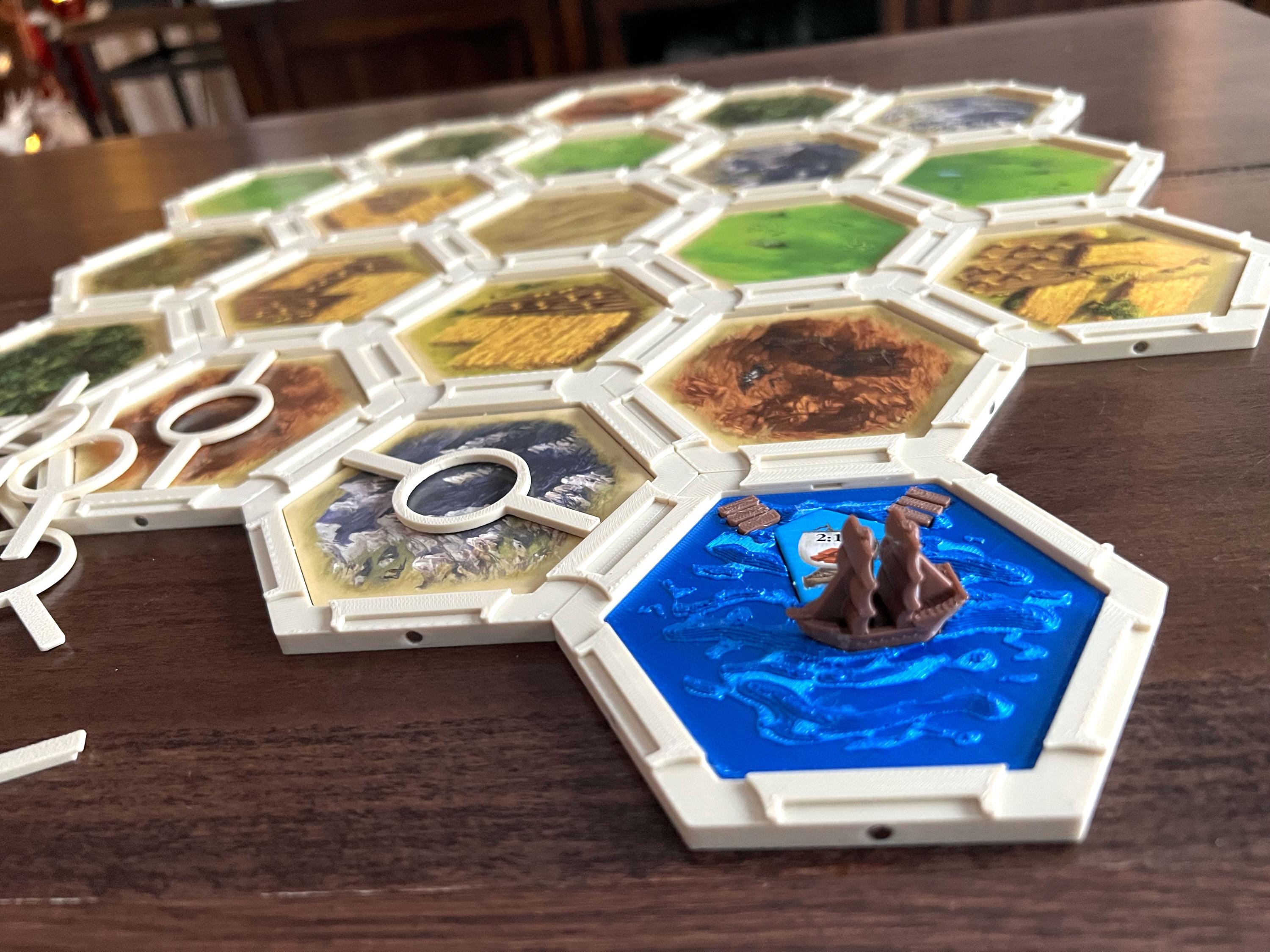 STL Files for 3D Catan Full Set With Magnetic Frames - Etsy