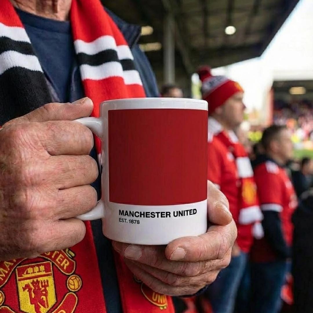 Manchester United Coffee Mug | Pantone Inspired Premier League Design ...