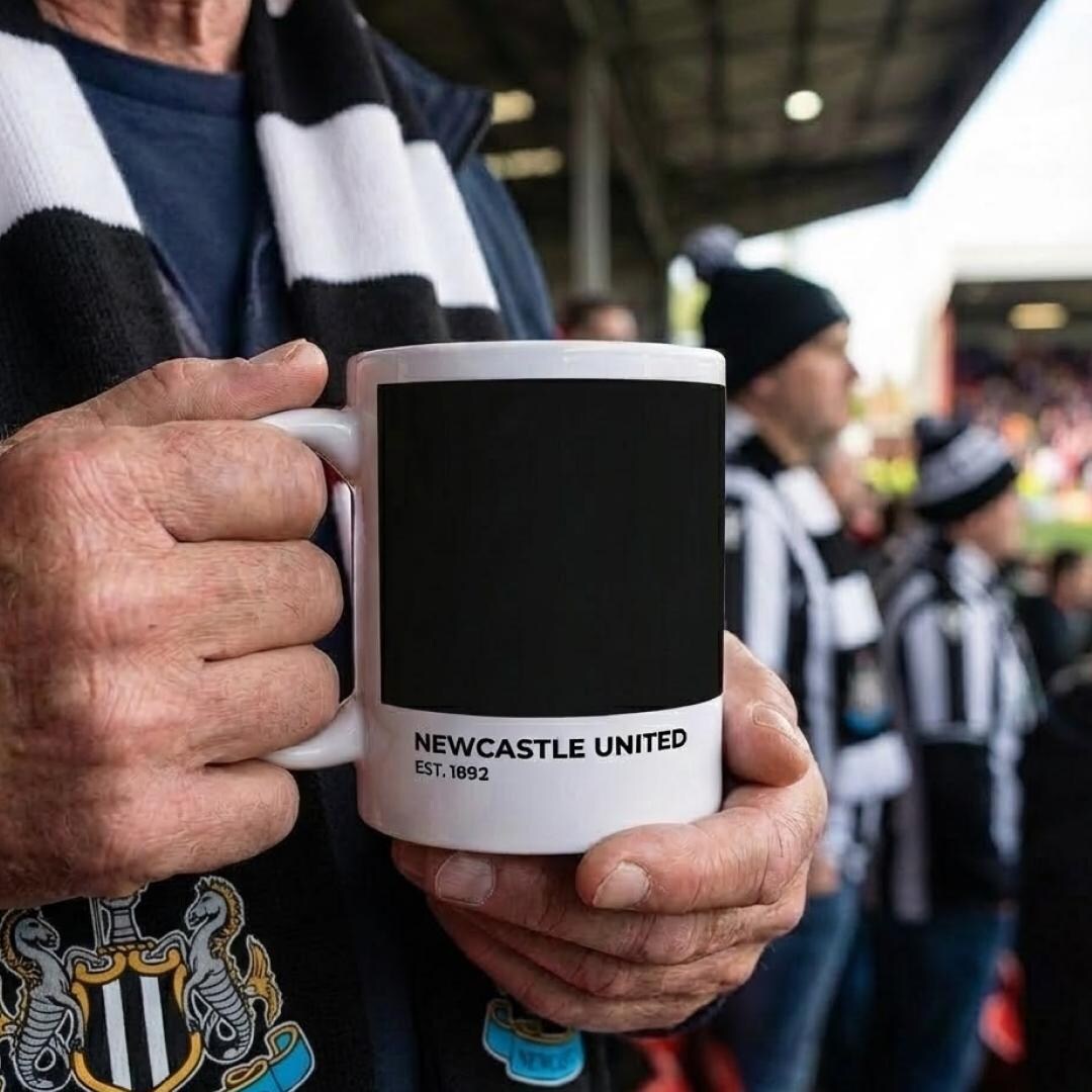Newcastle United Mug | Pantone Inspired, Premier League, Coffee Cup ...