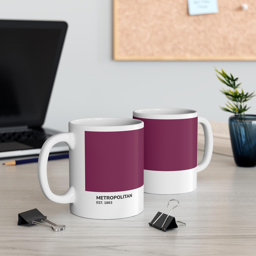 Metropolitan Line Mug Pantone Inspired, London Underground, Coffee Cup ...