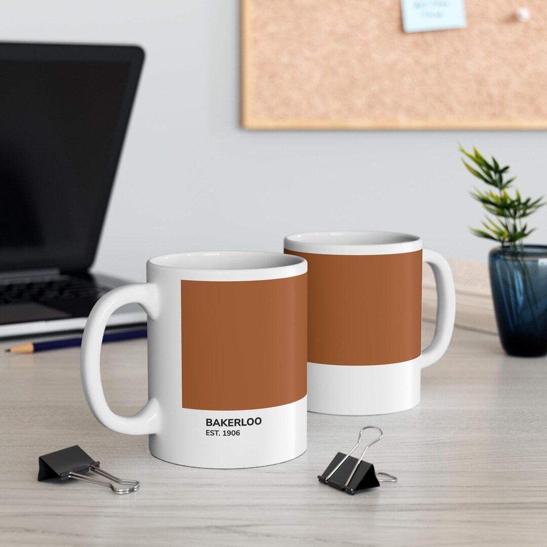 Bakerloo Line Mug Pantone Inspired, London Underground, Coffee Cup, Tea ...