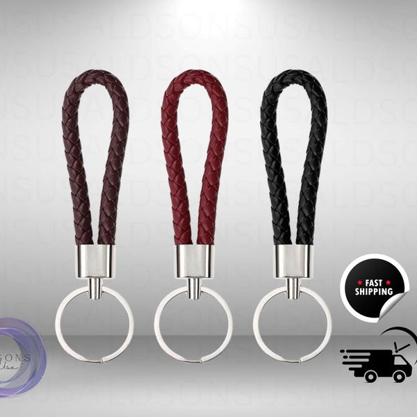 Braided Keychain - Etsy