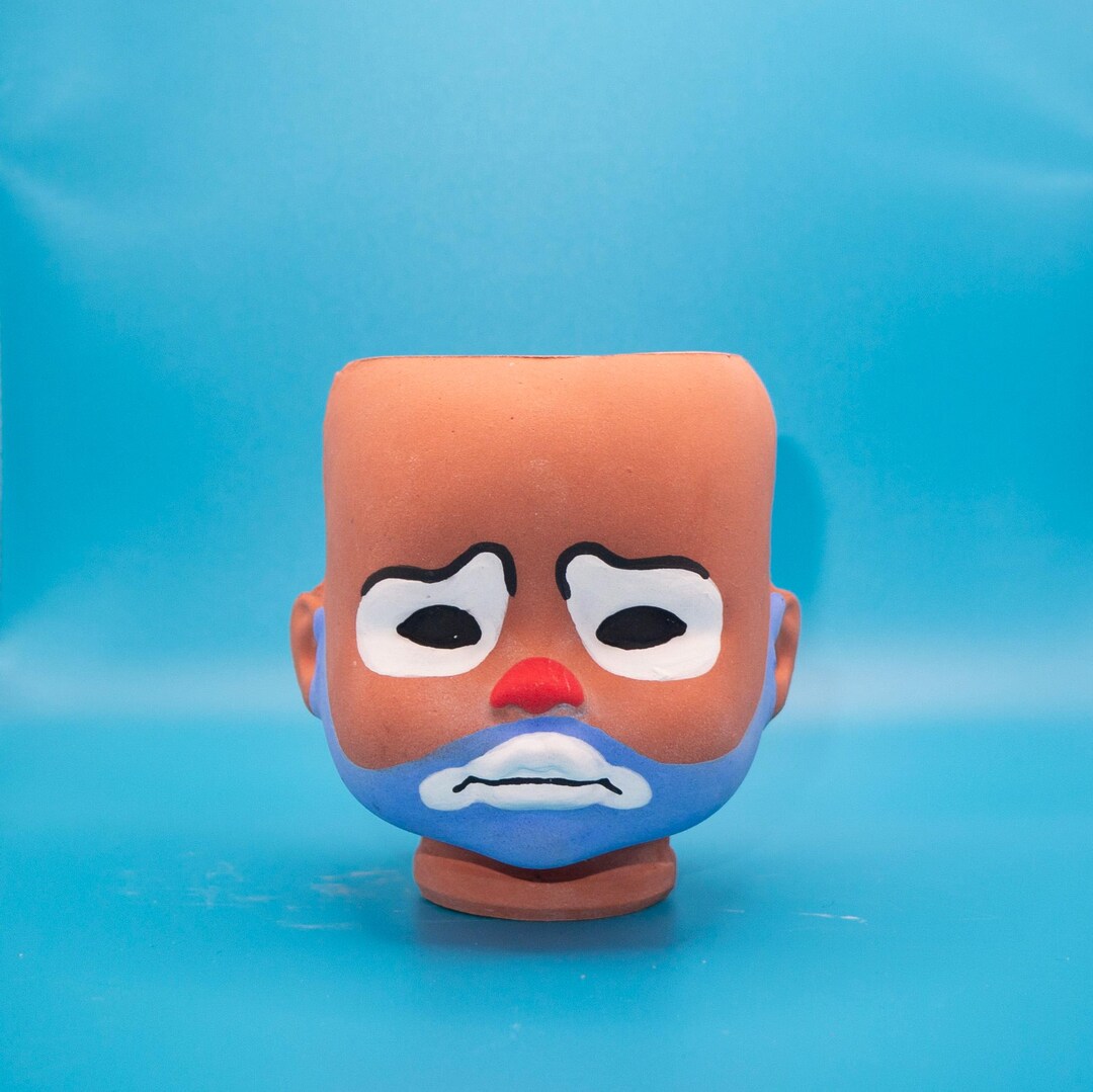 Sad Rodeo Clown Ceramic Planter - Etsy