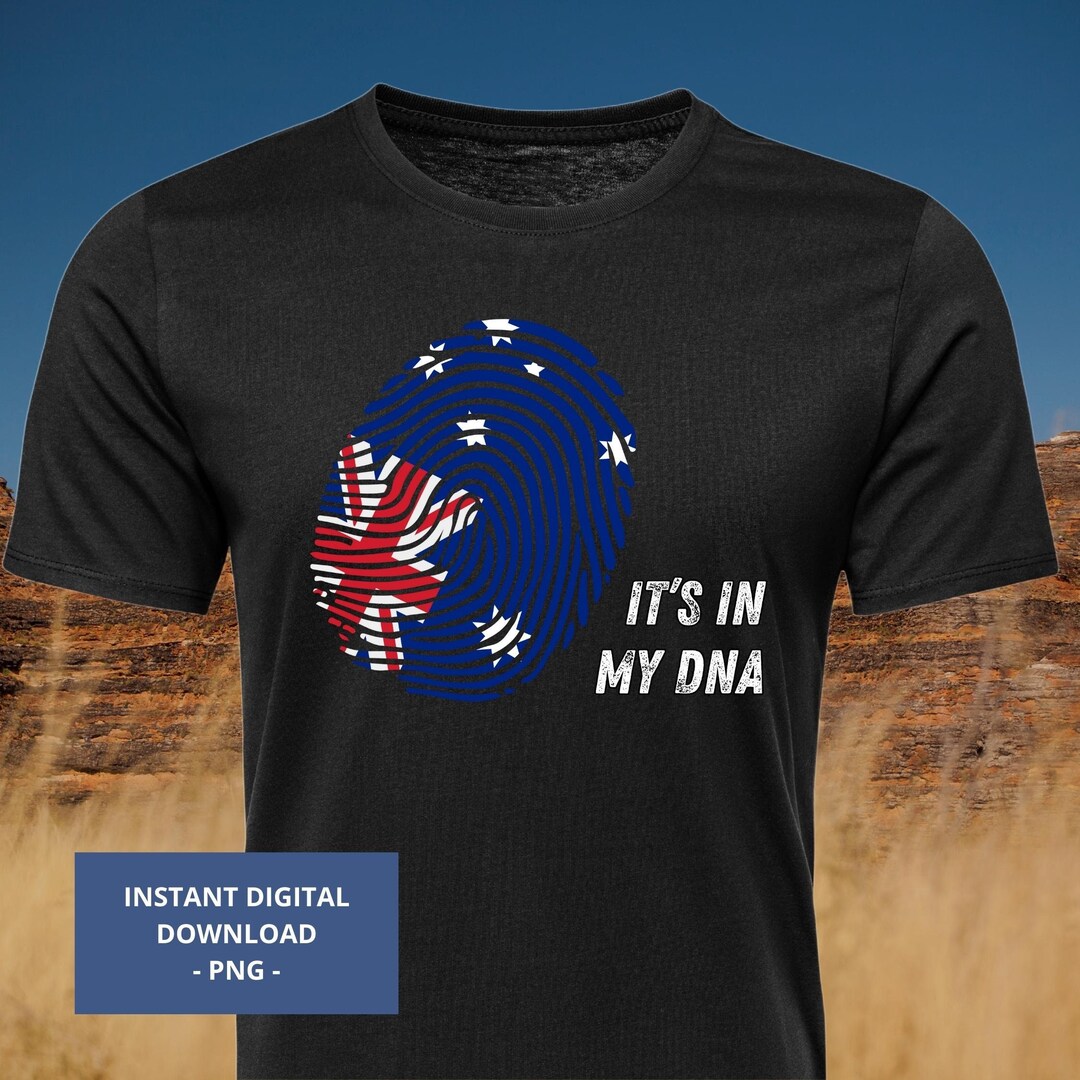 Australia Flag DNA Fingerprint PNG, It's in My DNA Png, Australia Flag ...