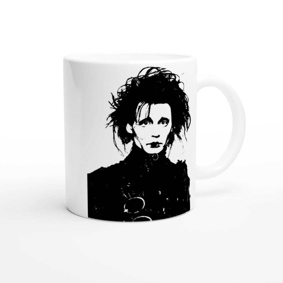 EDWARD SCISSORHANDS Mug | Johnny Depp | Winona Rider | Tim Burton ...