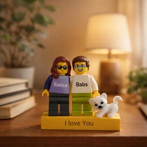 Personalized Building Block Family Figurines - Etsy
