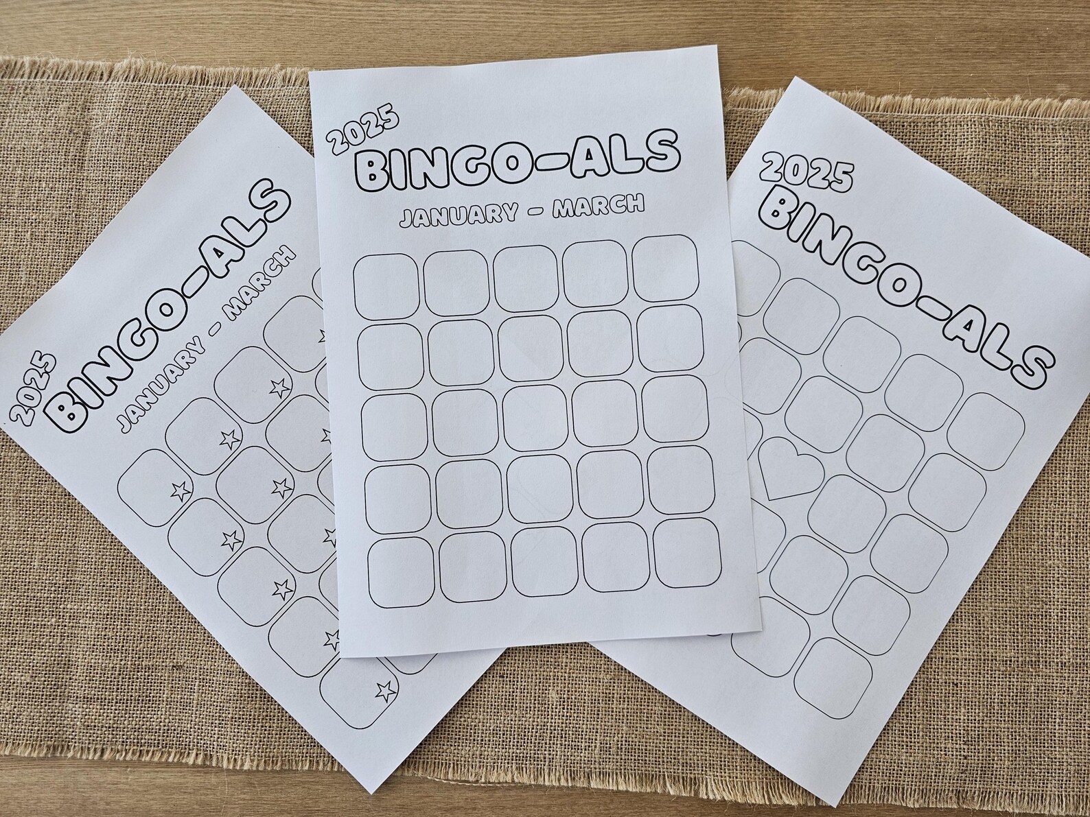 2025 Bingo Goal Setting New Year Resolution Worksheet Template for ...