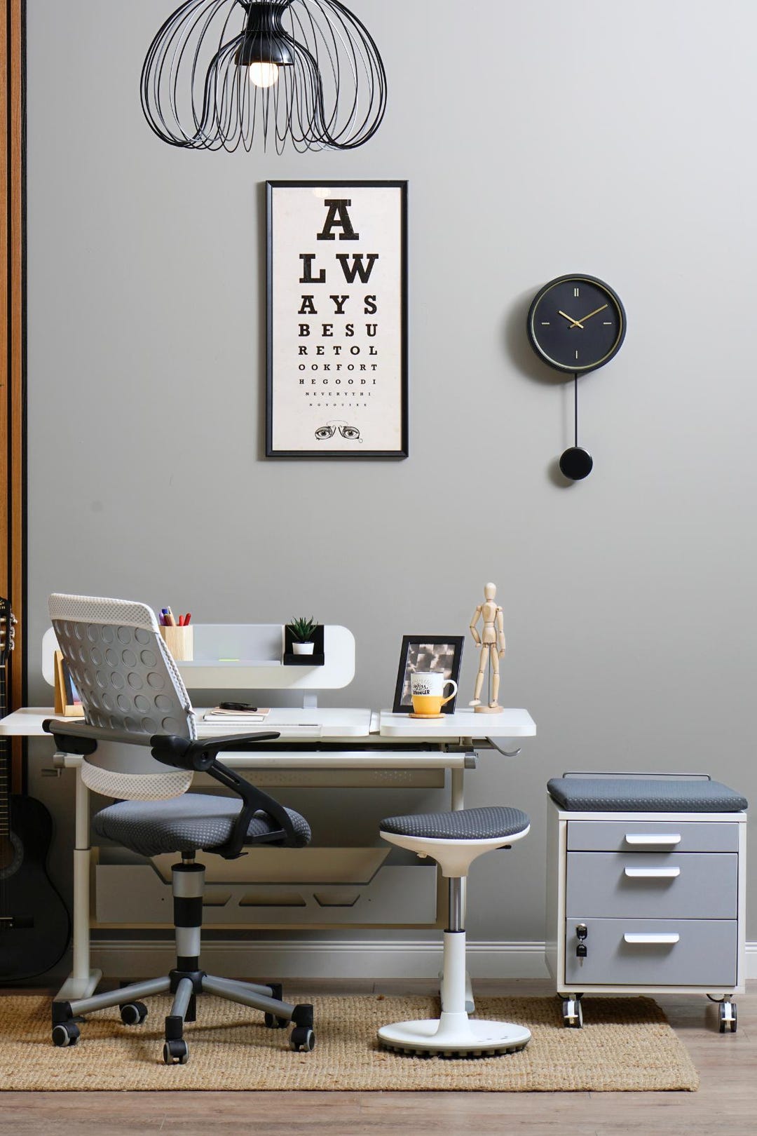 Creo Mobili Height and Tilt Adjustable Vega Premium Computer, Office ...