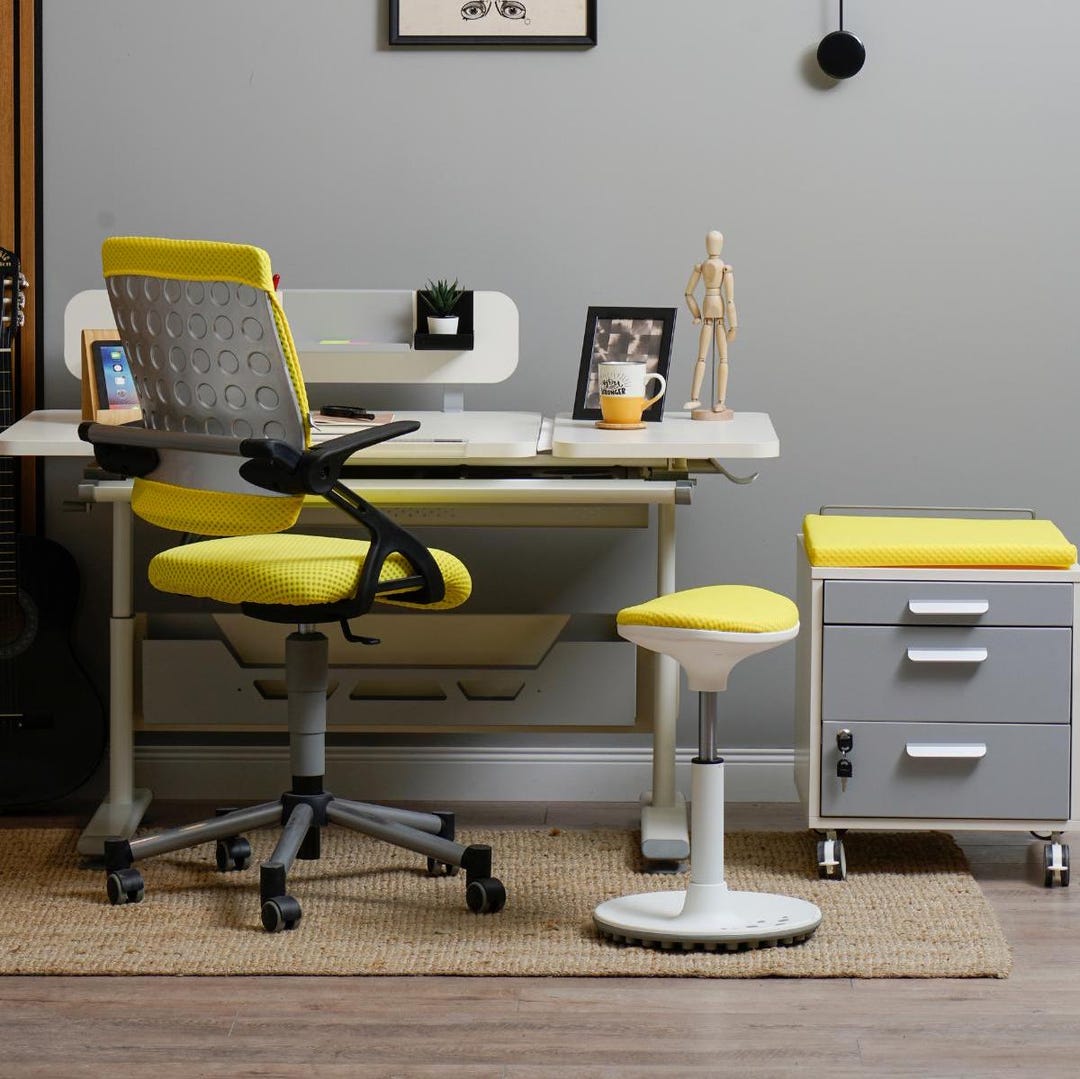 Vega Premium Sit-stand Desk Set, Solid Wood Computer Desk, Office ...