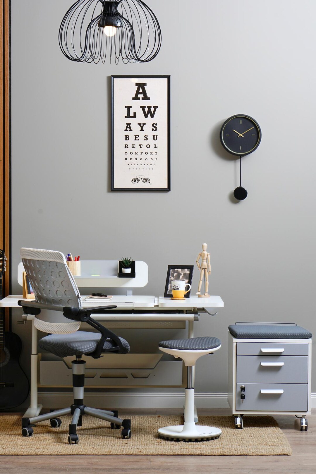 Creo Mobili Height and Tilt Adjustable Vega Premium Computer, Office ...