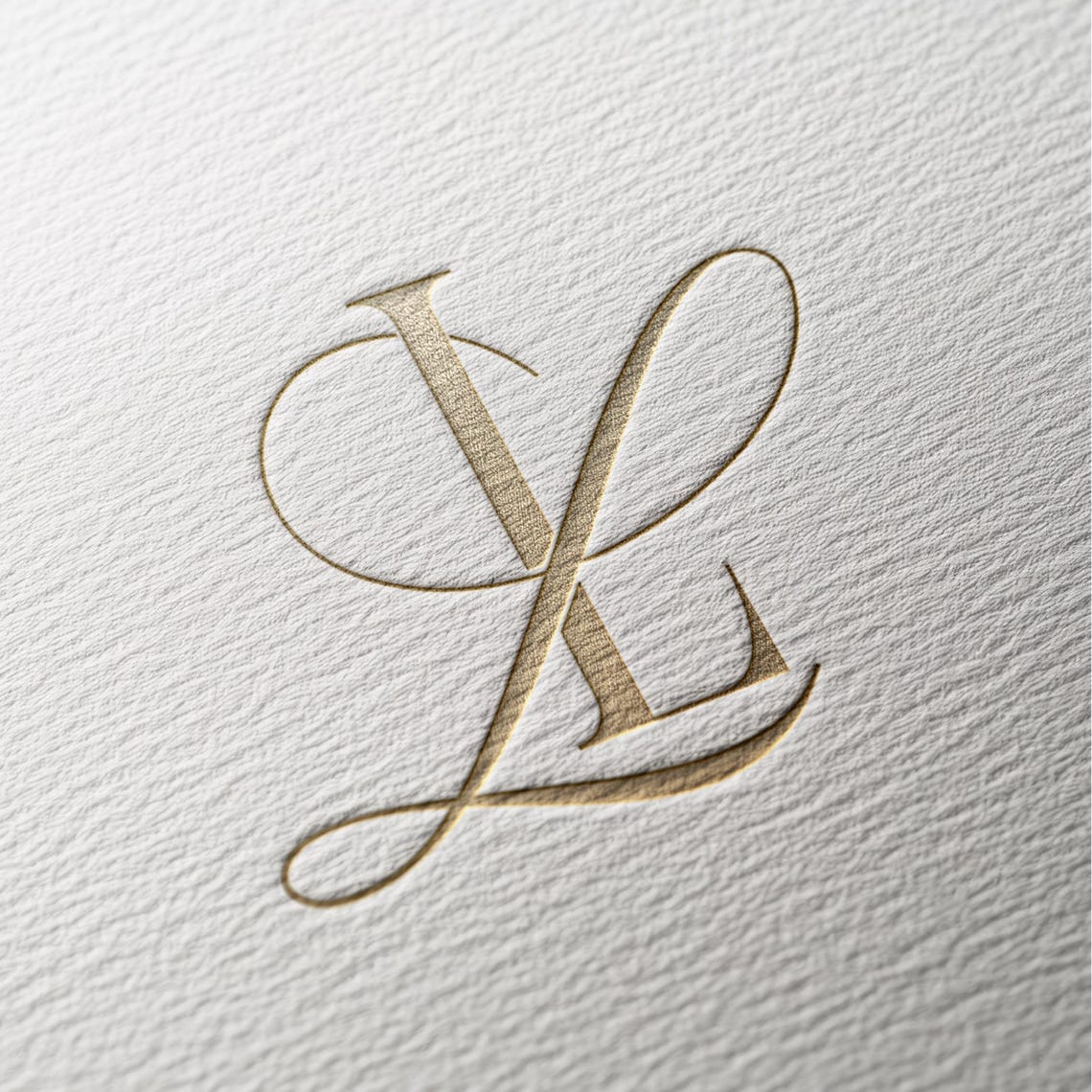 LL Initial Design Elegant Wedding Monogram Logo: (canva Template ...