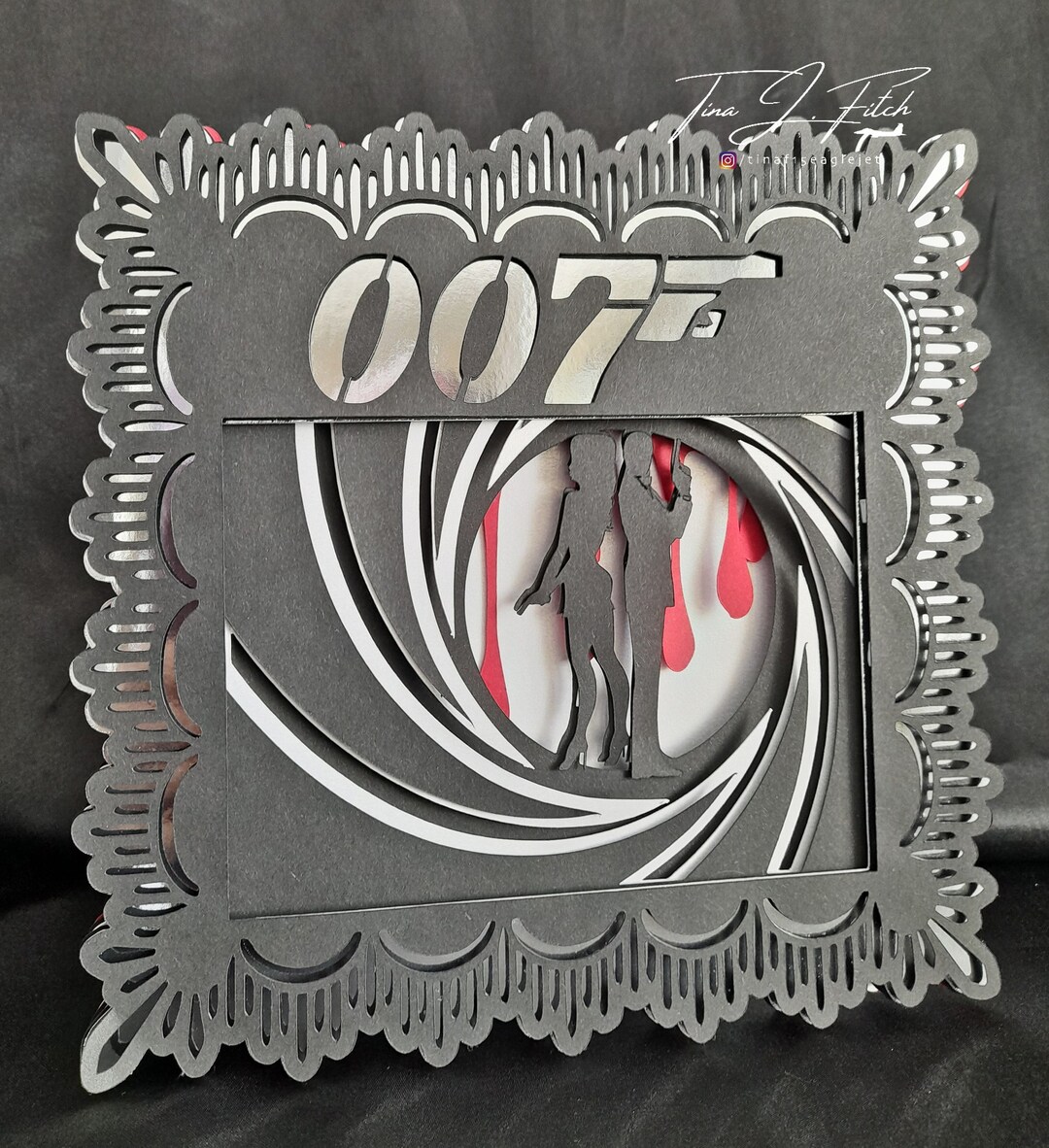 British Spy Luminaire Card Template TF0499, Cutting Files SVG ...