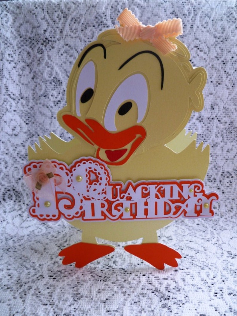 Quacking Birthday Card Template | Etsy