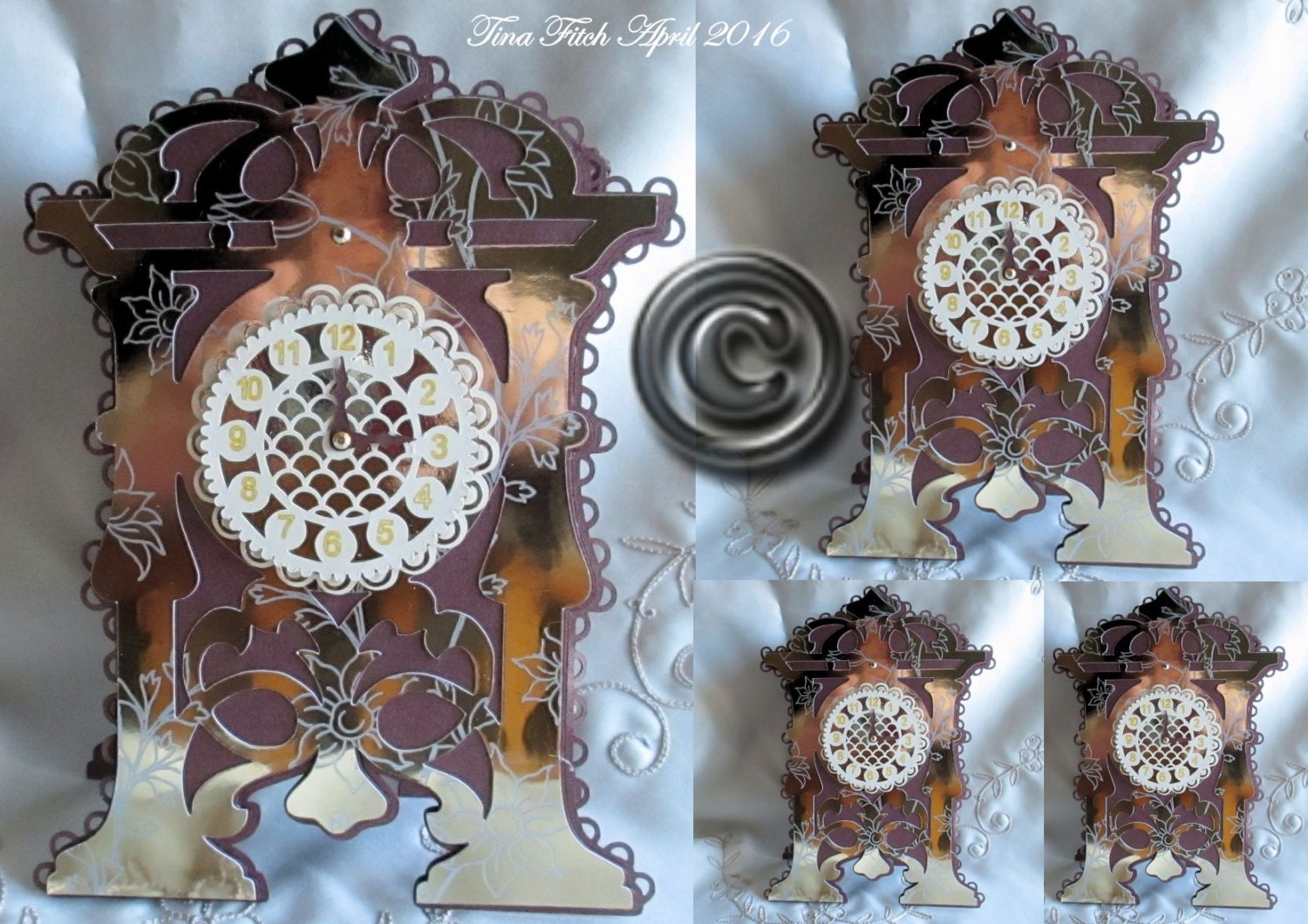 3D Fancy Clock and Box Cutting File, Dxf,silhouette,svg,mtc,scanncut ...