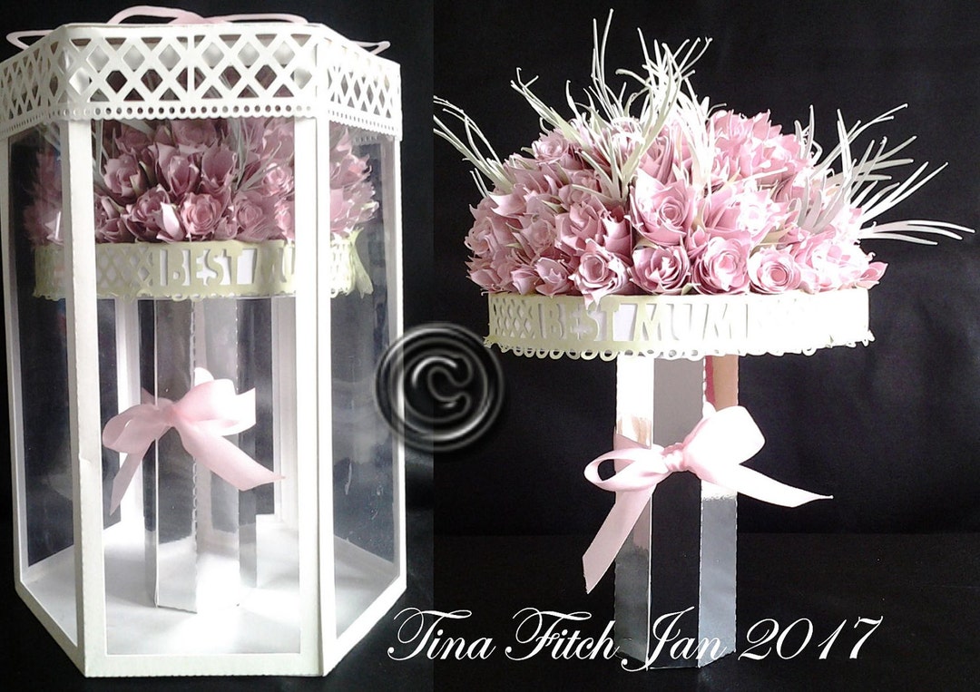 Rose Dome & Box TF0033, Cricut,scanncut,cameo,mtc Scal - Etsy UK