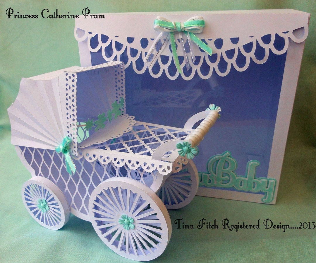 Princess Catherine 3d Pram .. Cameo,robo,dxf,svg,scal,scanncut,mtc - Etsy