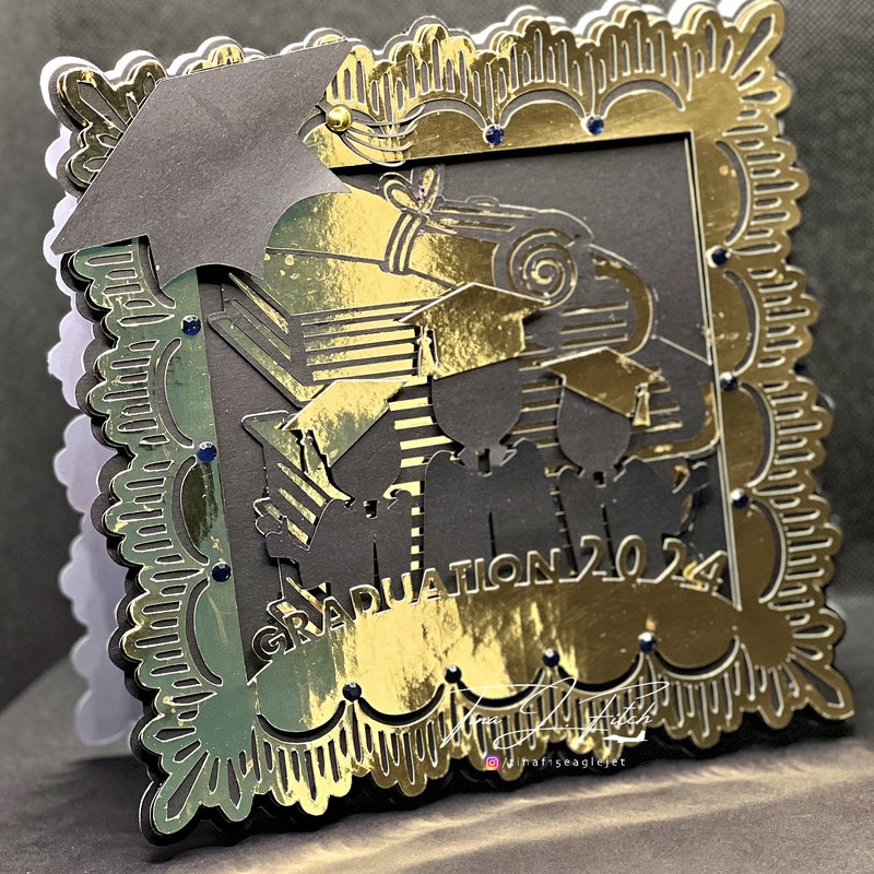 Graduation Card Svg - Etsy