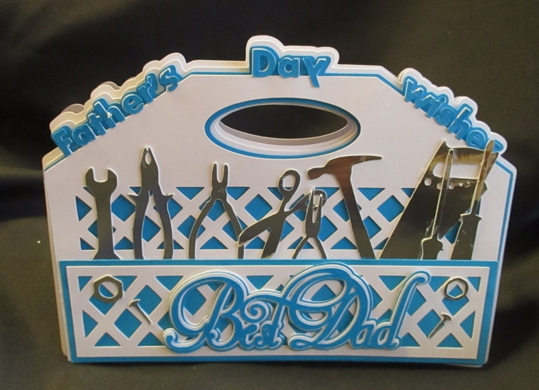 Tool Box Card, Tf0038,svg,mtc,scal,cameo,cricut,scanncut - Etsy