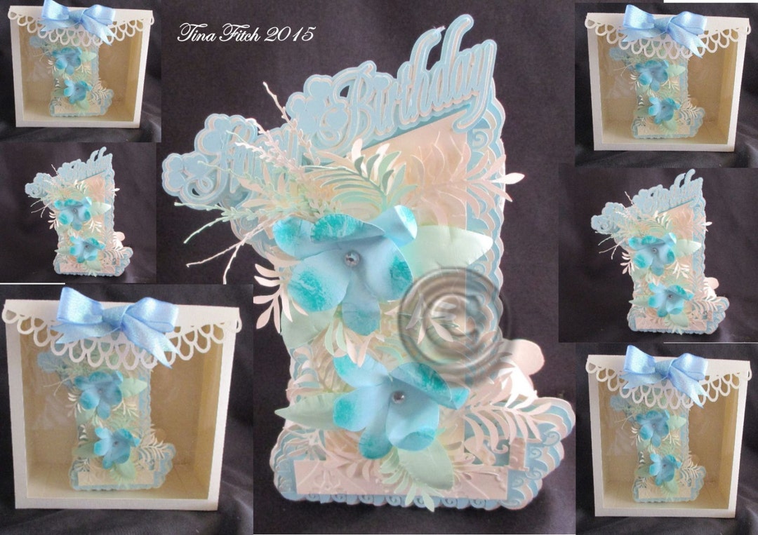 3D 1 NUMBER SET & BOX Cutting File Template - Etsy