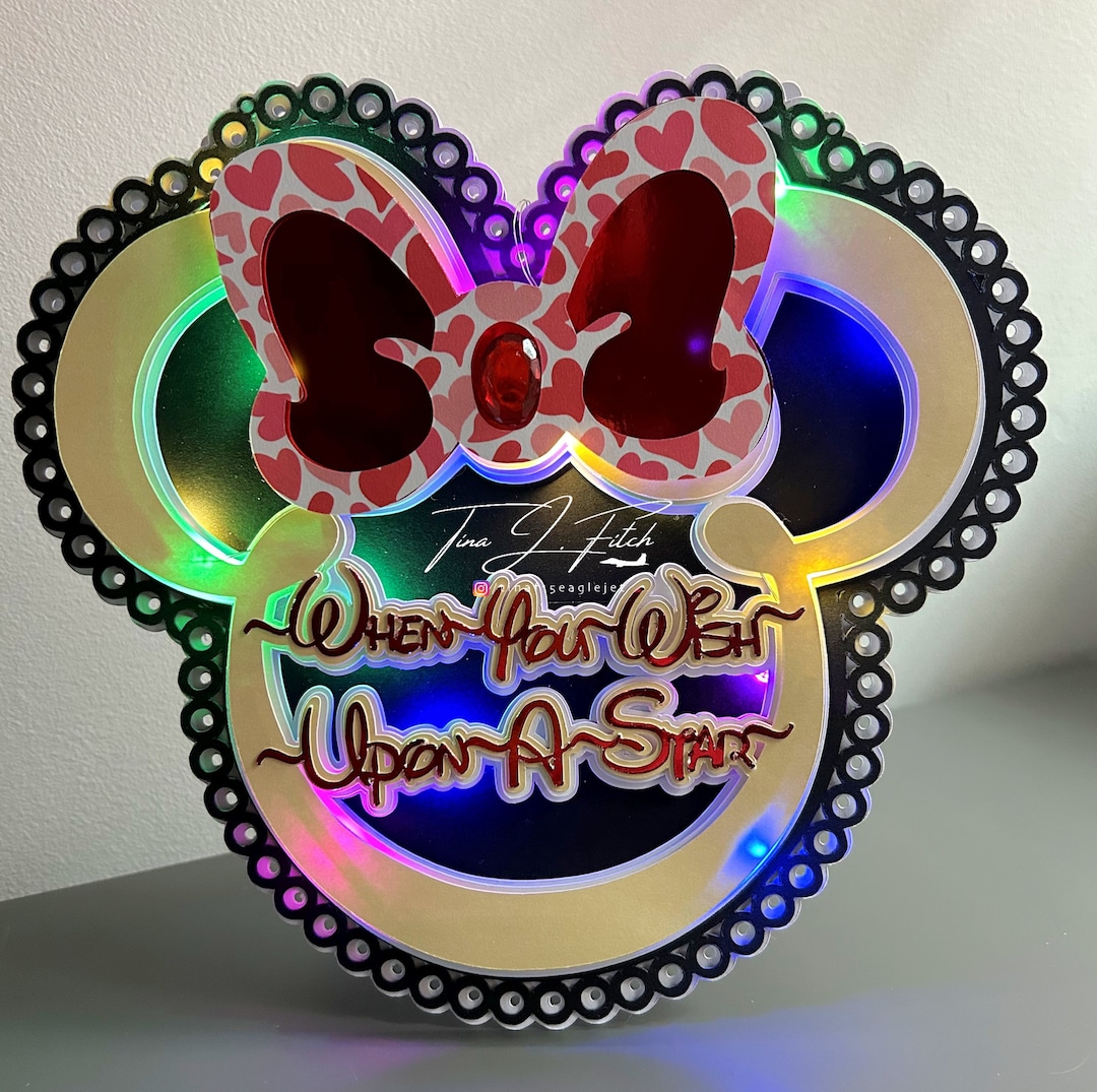 When You Wish Upon a Star Card Template Luminaire TF0765, Cutting Files ...