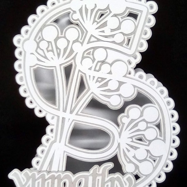 Sympathy Card Svg - Etsy