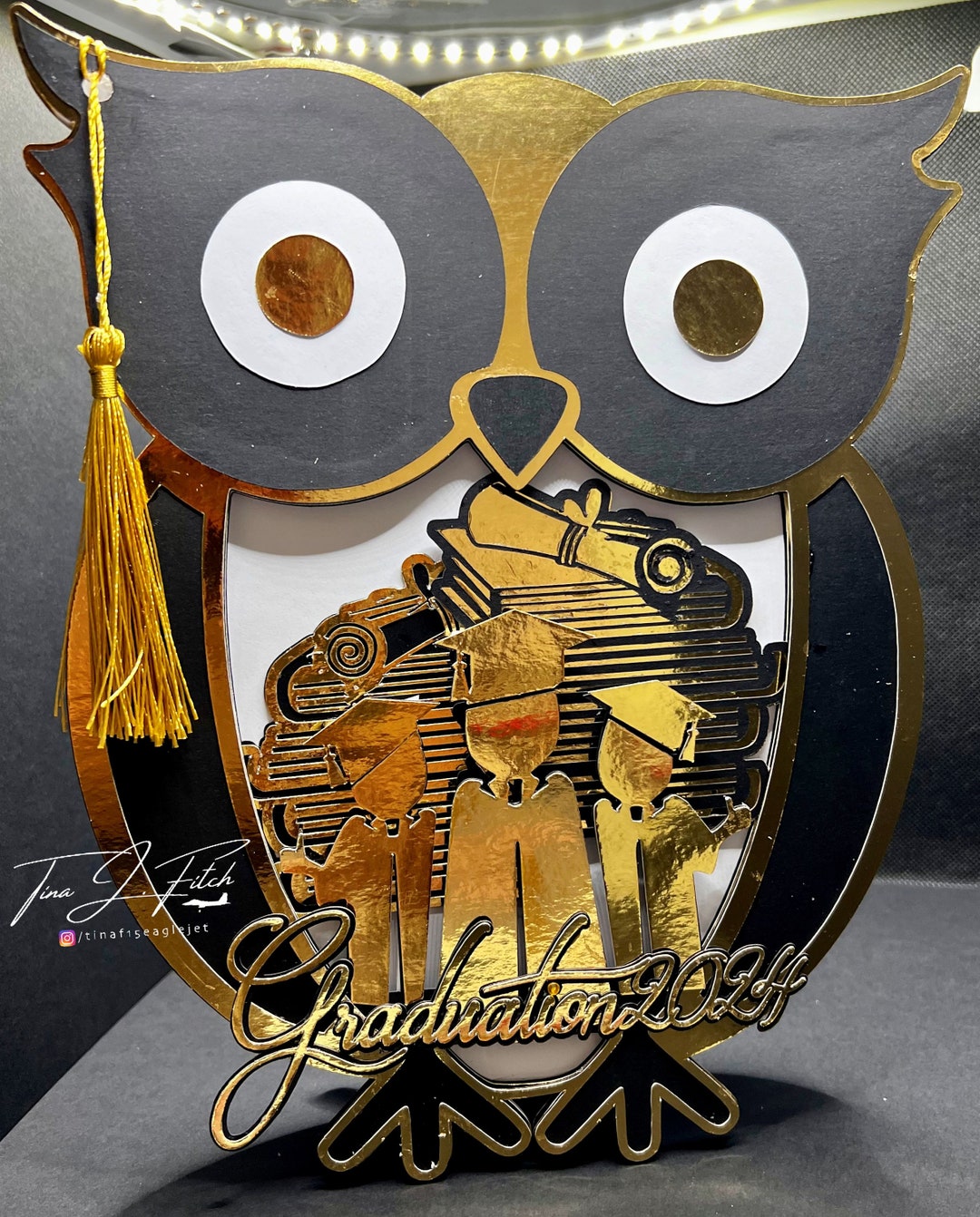 Graduation Owl Luminaire, TF0732, Cutting Files SVG, Silhouette Cameo ...