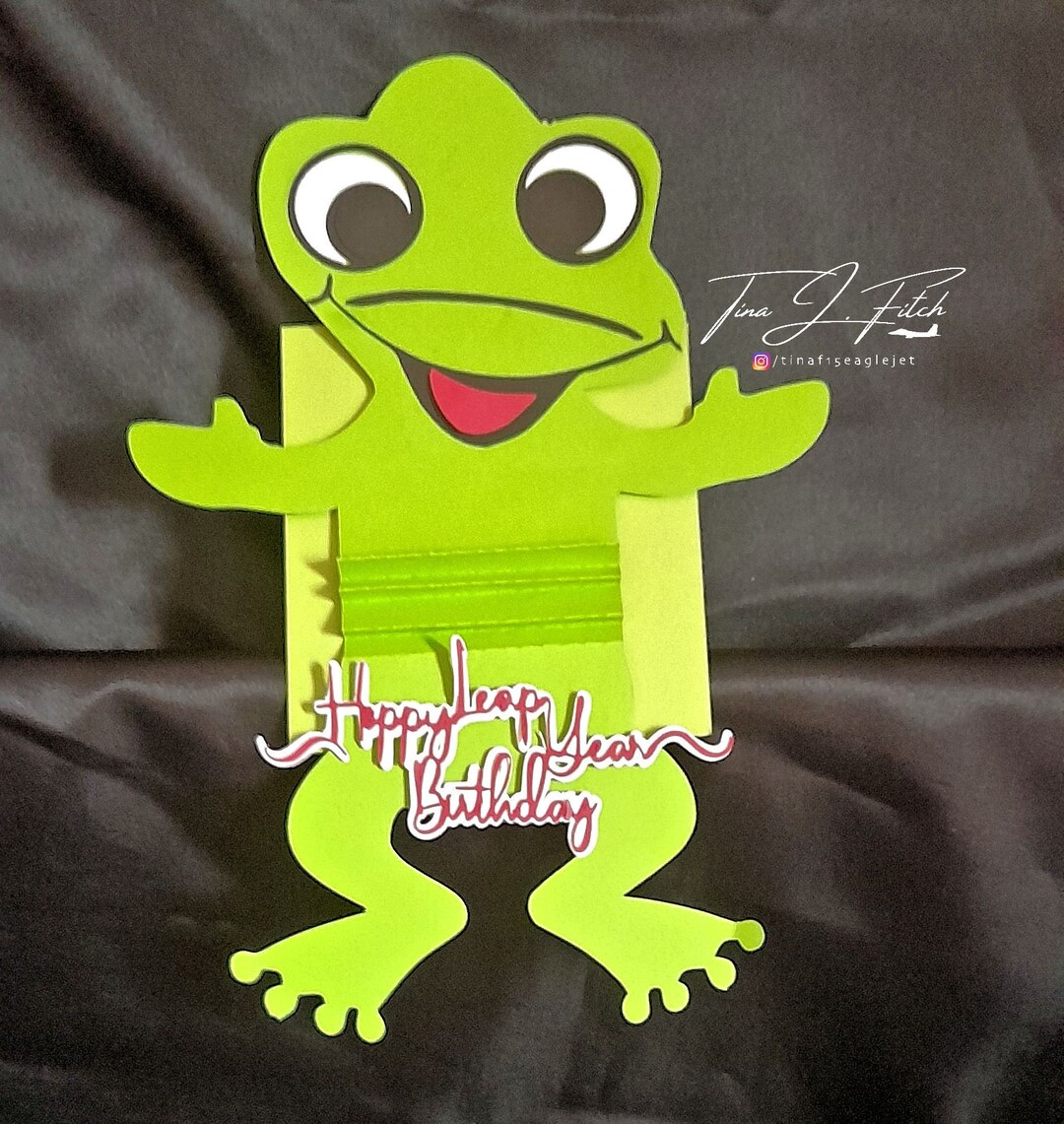 Leap Year Birthday TF0563, Cutting Files SVG, Silhouette Cameo ...