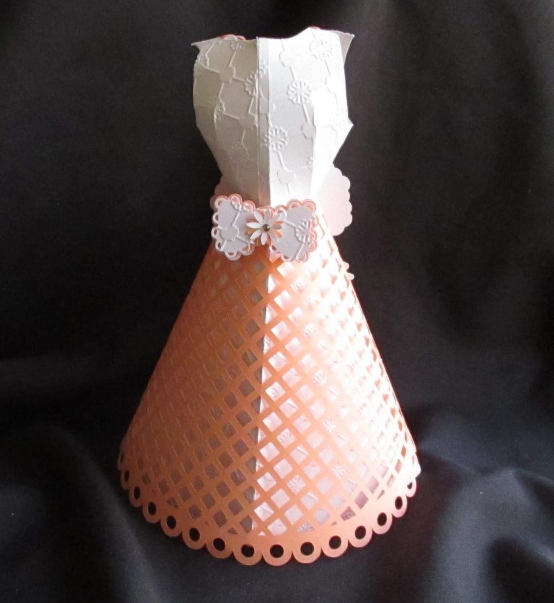 Elegant 3D Dress & Box - Etsy