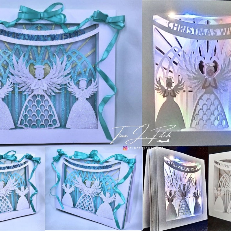 Shadow Box Angel Svg - Etsy