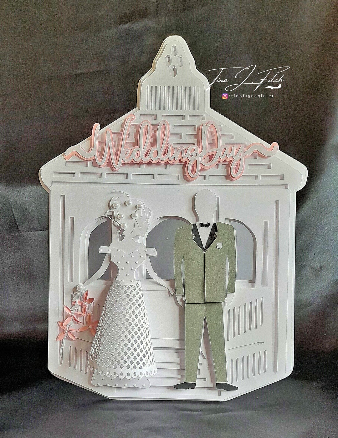 Wedding Gazebo Card TF0532, Cutting Files SVG, Silhouette Cameo ...