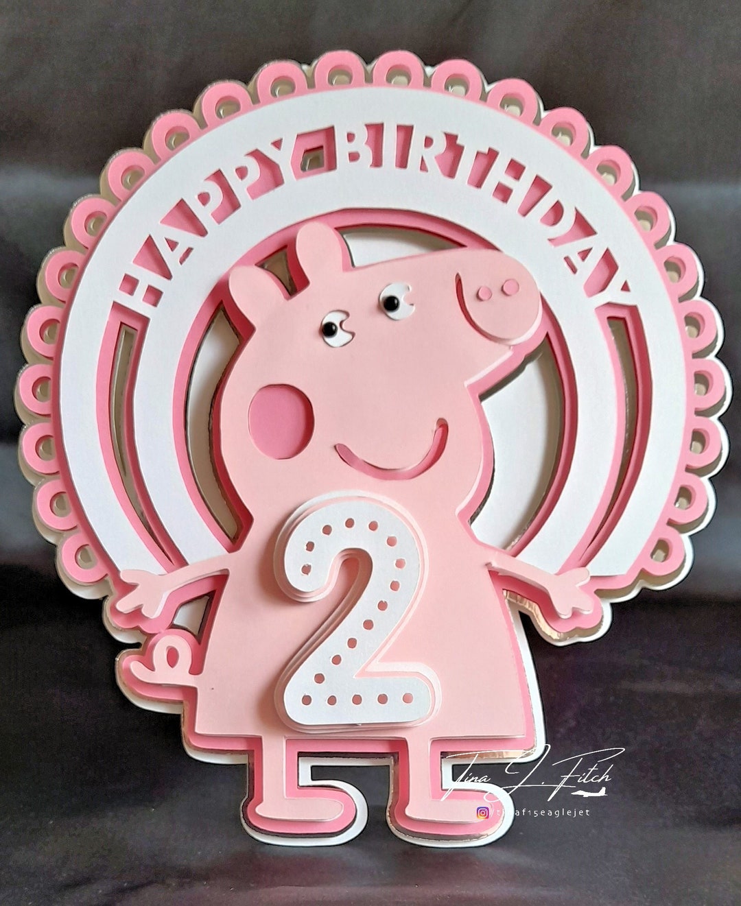 Pig Age Card 1 to 10 TF0531, Cutting Files SVG, Silhouette Cameo ...