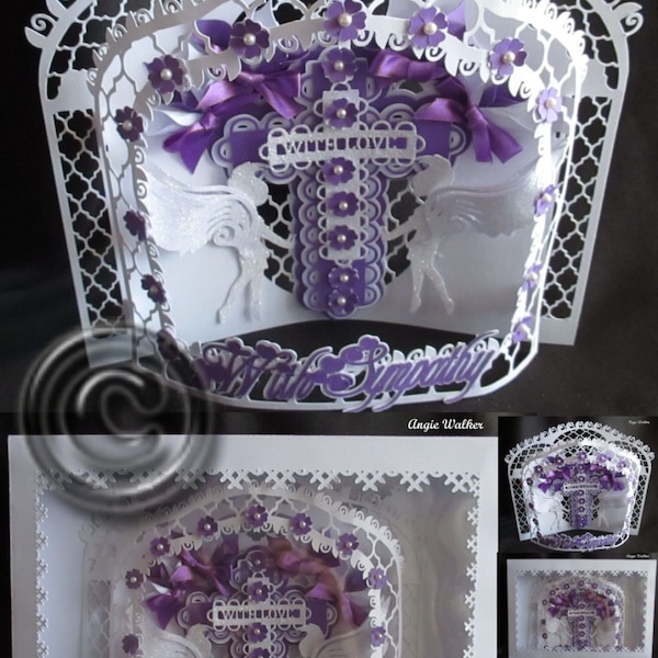 Cricut Sympathy Card - Etsy