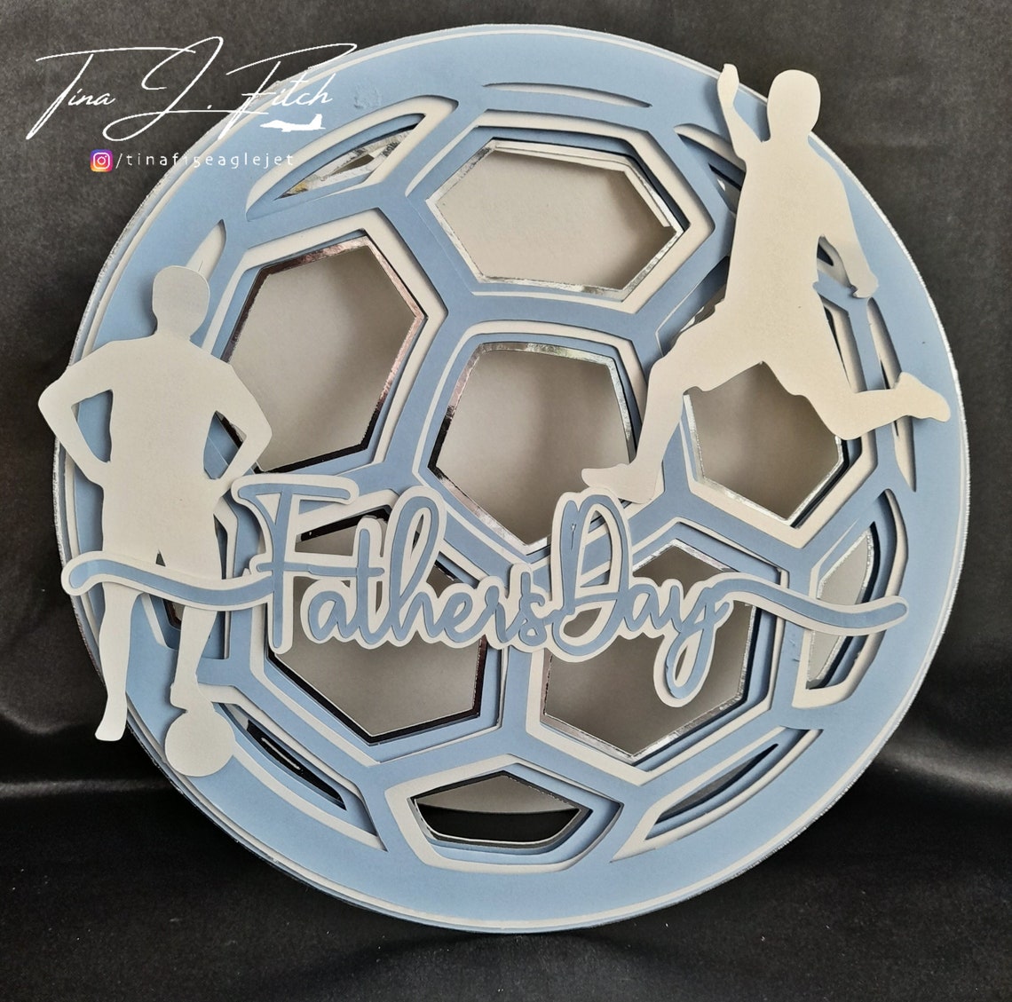 Football Shaped Card TF0511 Cutting Files SVG Silhouette | Etsy