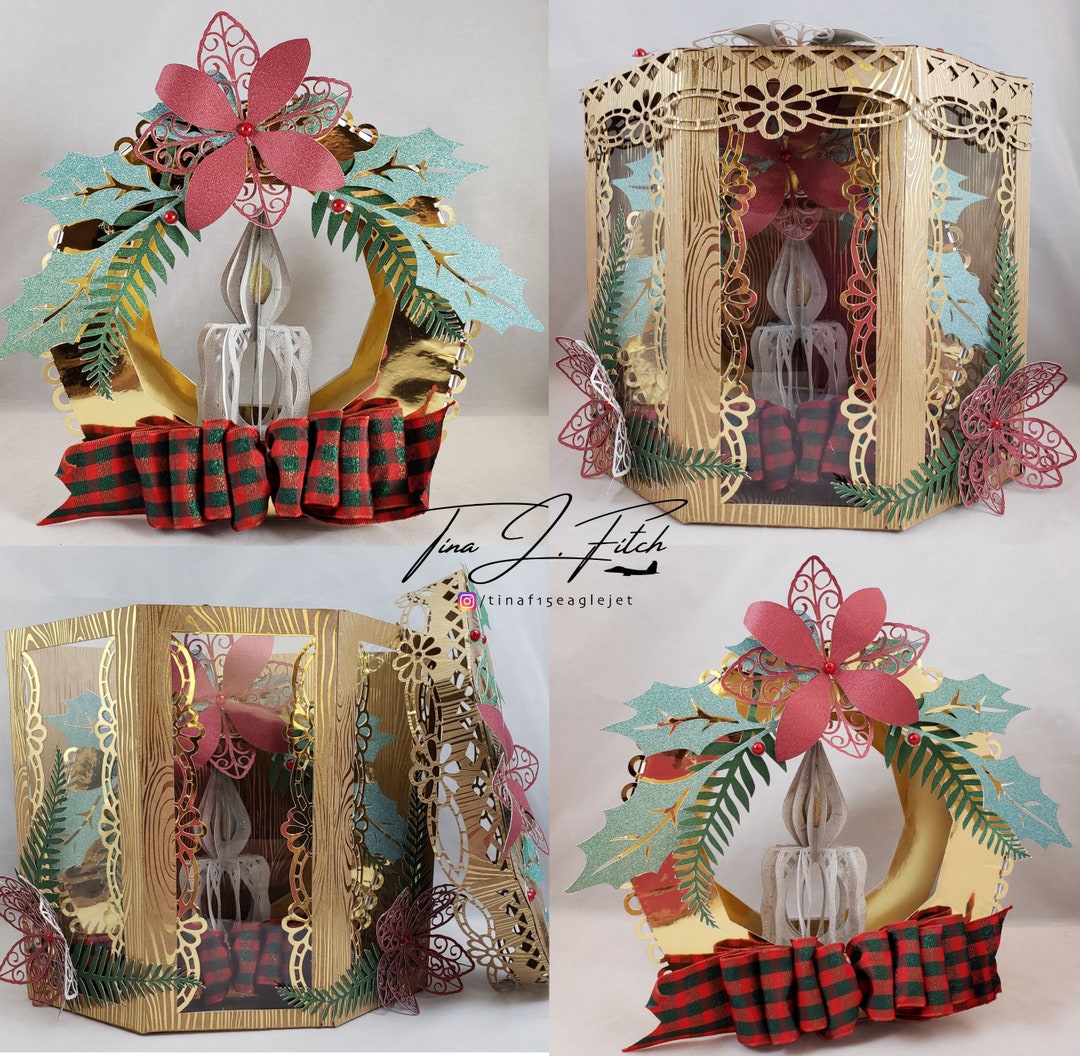 3D Candle Aperture & Box TF0228 Svg,mtc,scal,silhouette,cameo,cricut - Etsy