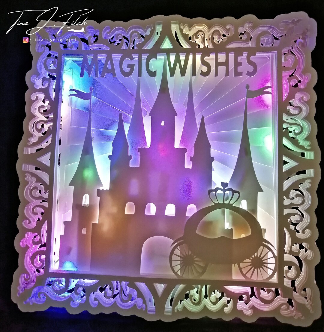 Magic Wishes TF0387, Cutting Files SVG Silhouette Cameo, Scanncut - Etsy