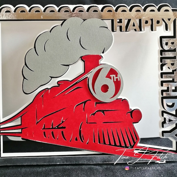 Birthday Train Svg - Etsy