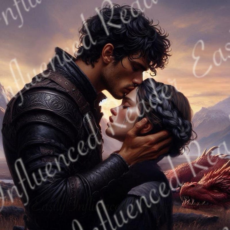 Violet and Xaden Fan Art - Etsy