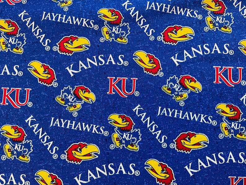 Kansas Jayhawks College Prints - Cotton - Etsy