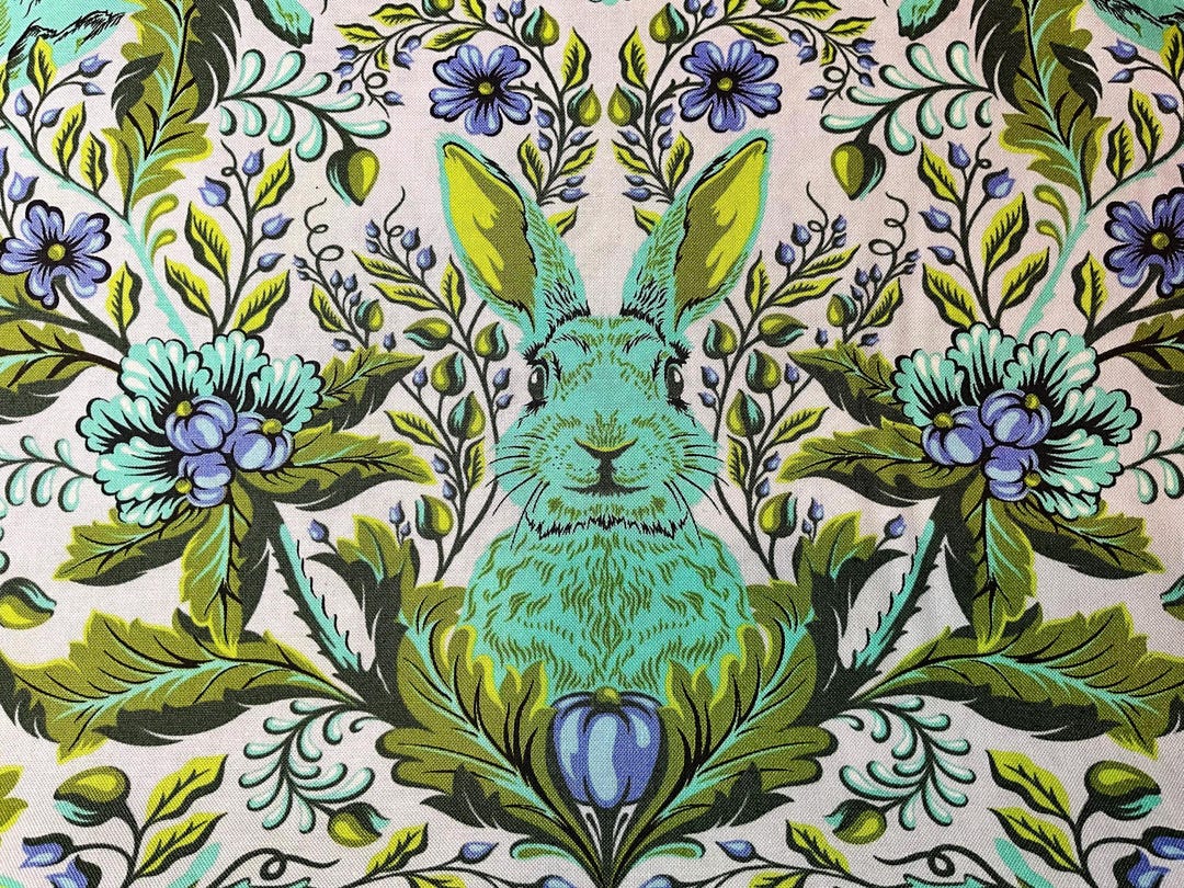 Hoppy Go Lucky Cotton Fabric: Tula Pink Full Moon Forest II - Etsy