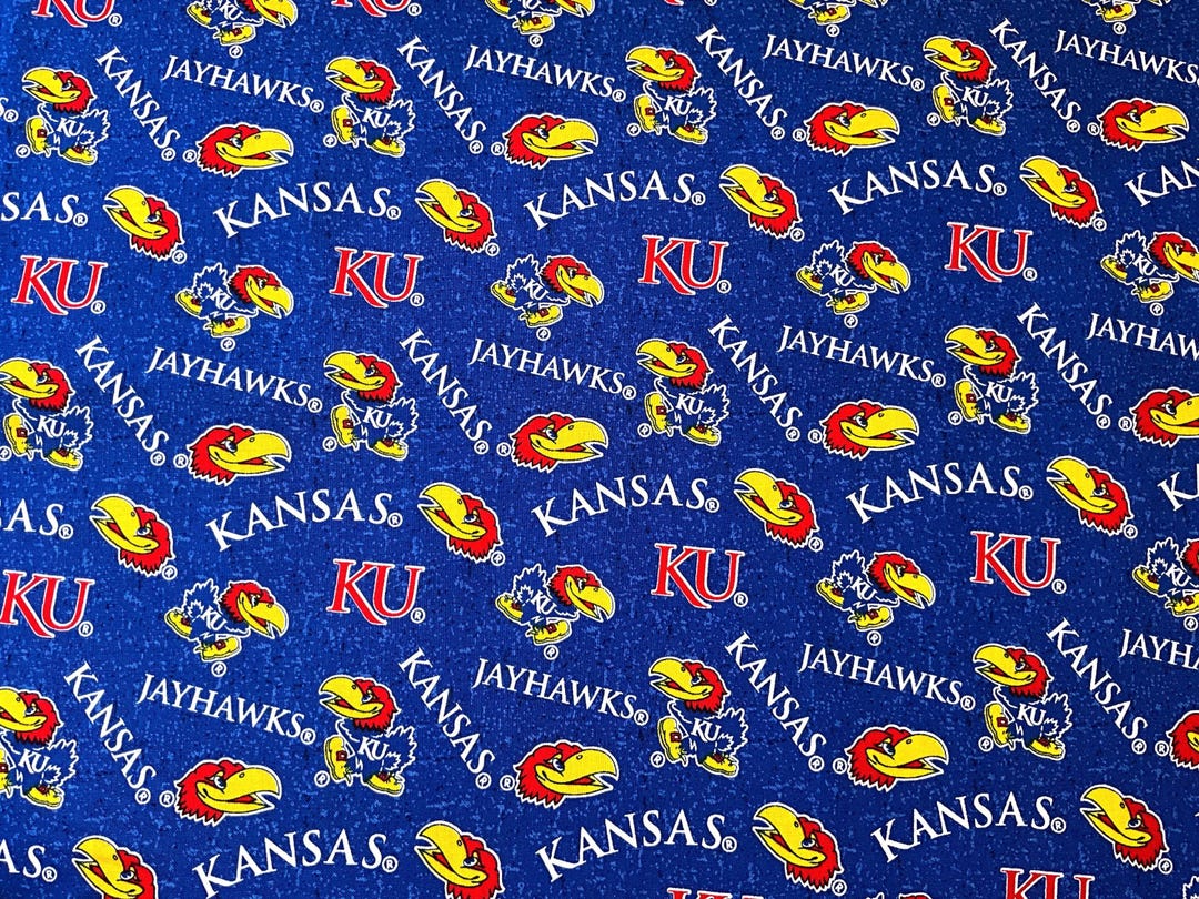Kansas Jayhawks College Prints - Cotton - Etsy