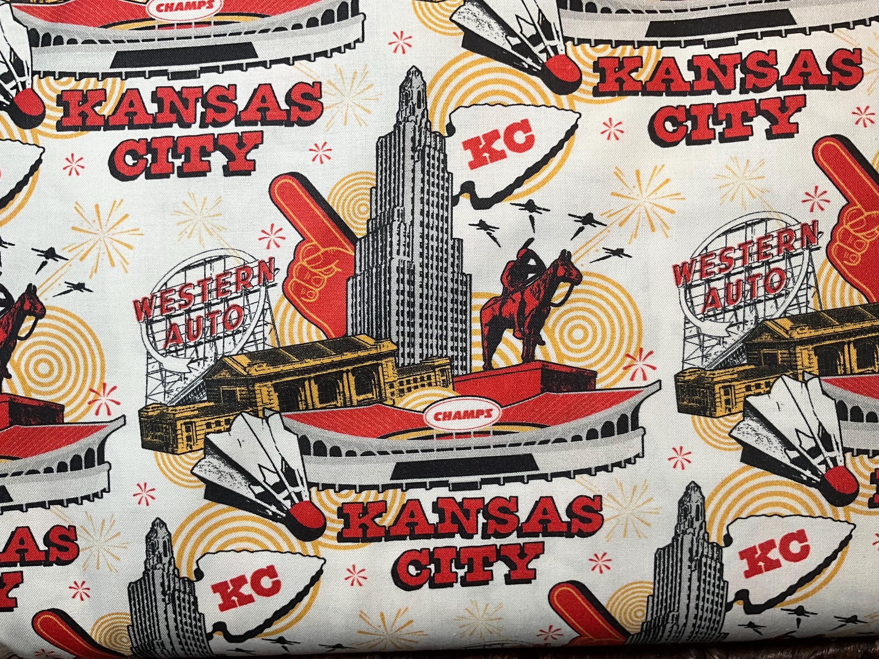 Kansas City Collage - White From What a Catch Season 2 From PBS Fabrics ...