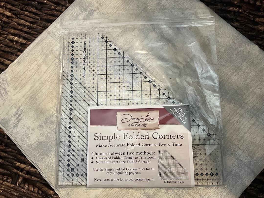 Simple Folded Corners Ruler - Etsy
