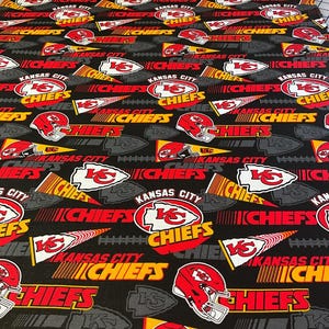 NFL Kansas City Chiefs - Cotton - Etsy