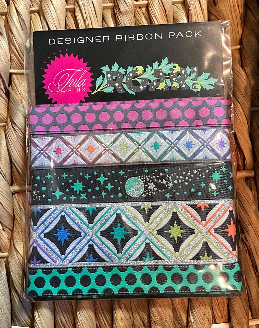 Tula Pink Roar Storm Designer Ribbon Pack by Renaissance Ribbons and ...