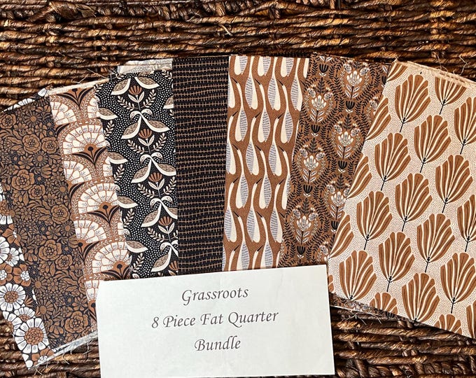 Grassroots by Amy Mccready for Cloud 9 Fabrics 8 Piece Fat Quarter Bundle - Etsy