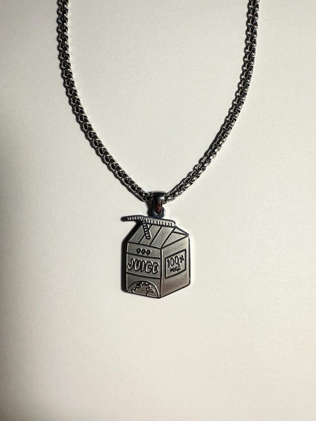 Juice Wrld Juice Box Necklace - Etsy